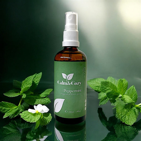 Peppermint Room Spray | Pure Essential Oil Natural Air Freshener - Calm ...