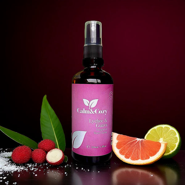 Room Spray | Lychee & Guava | Tropical Fruit Air Freshener - Calm & Cozy