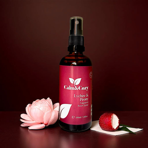 Room Spray | Lychee & Peony | Floral & Fruity Air Freshener - Calm & Cozy